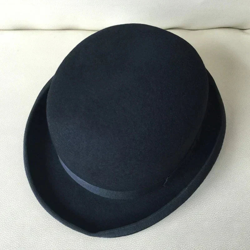 Dark blue bowler hat | Ahoa