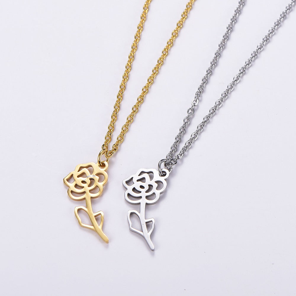 Simple flower necklace | Ahoa